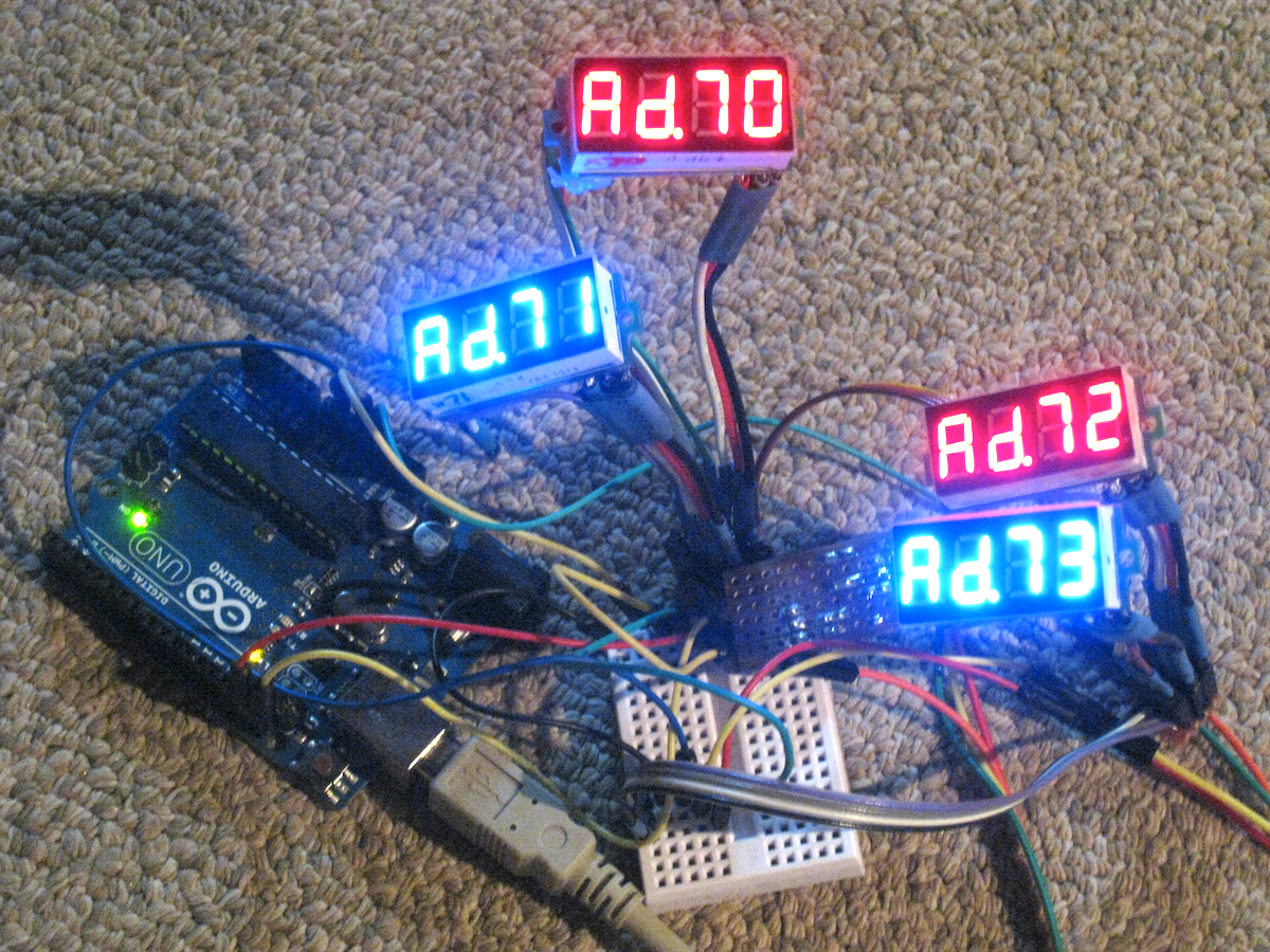 I2c Led Display From Hacked Voltmeter Dangerous Prototypes 9866